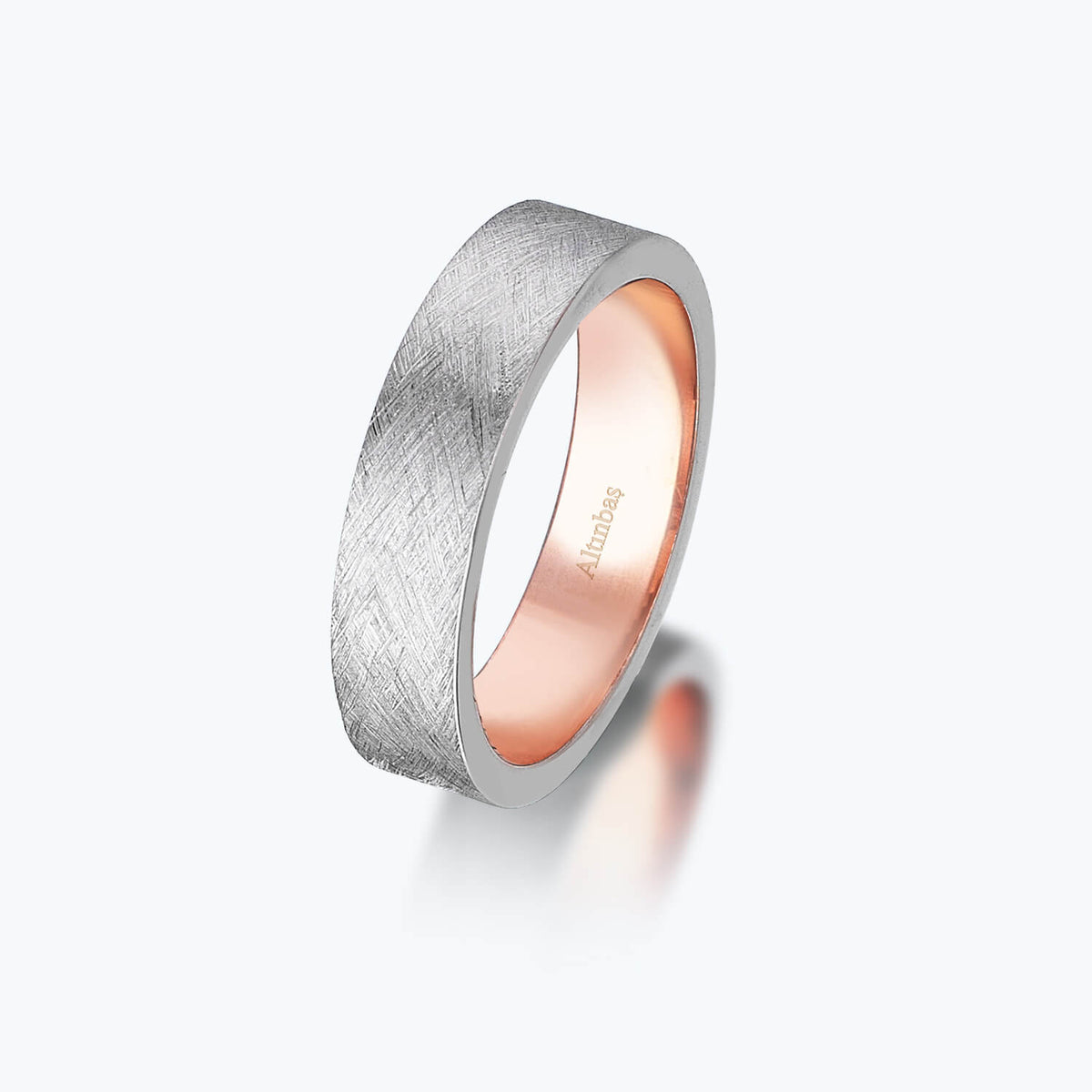 Herren Gold Trauring AL0087-M | Altınbaş