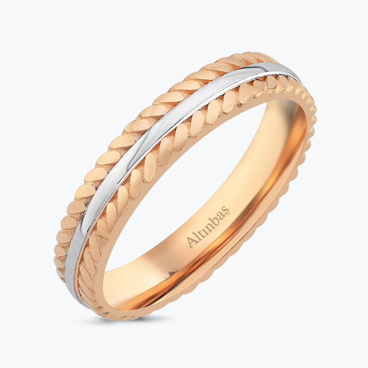 Herren Gold Trauring AL0310-M | Altınbaş