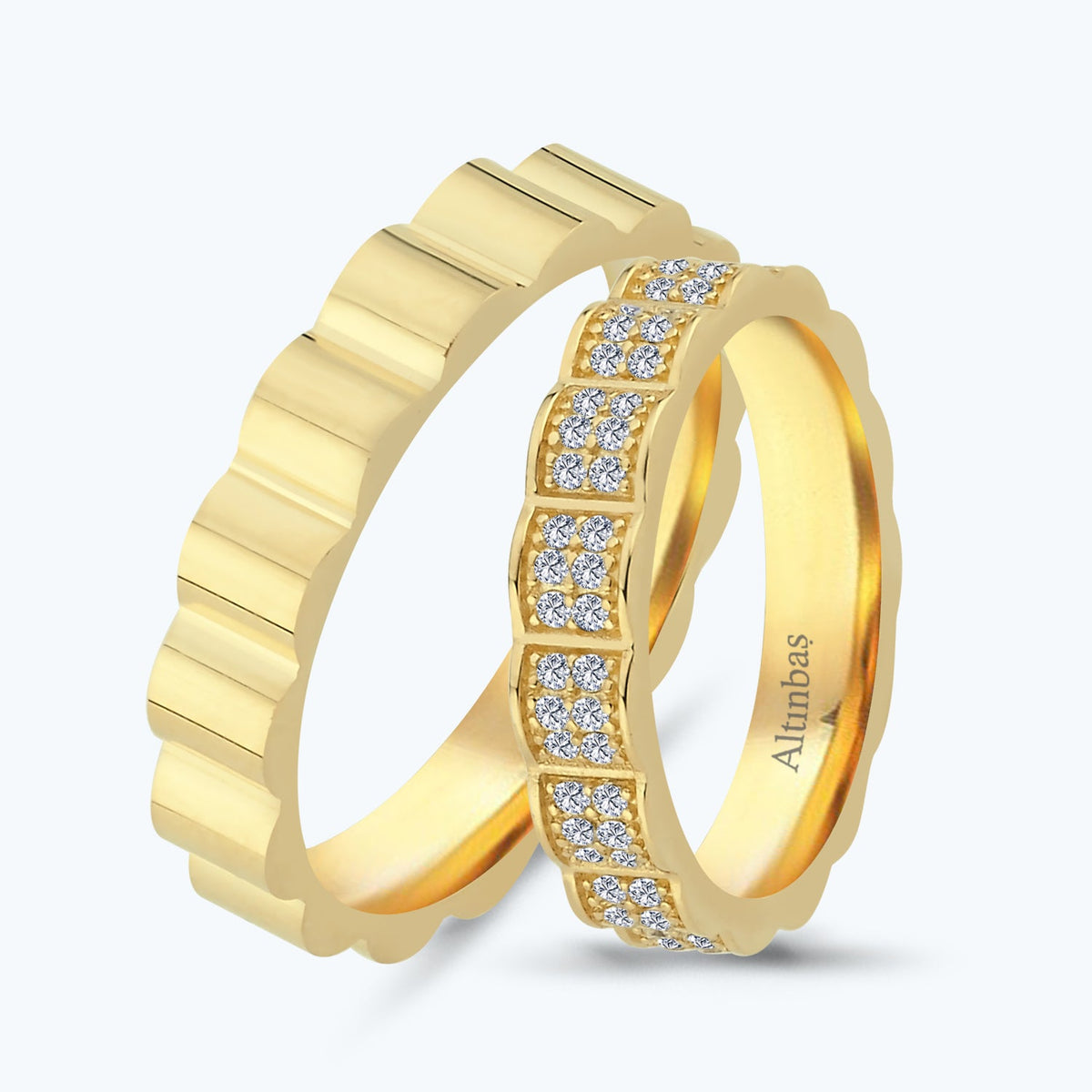 Trauringpaar Gold AL0330-C | Altınbaş