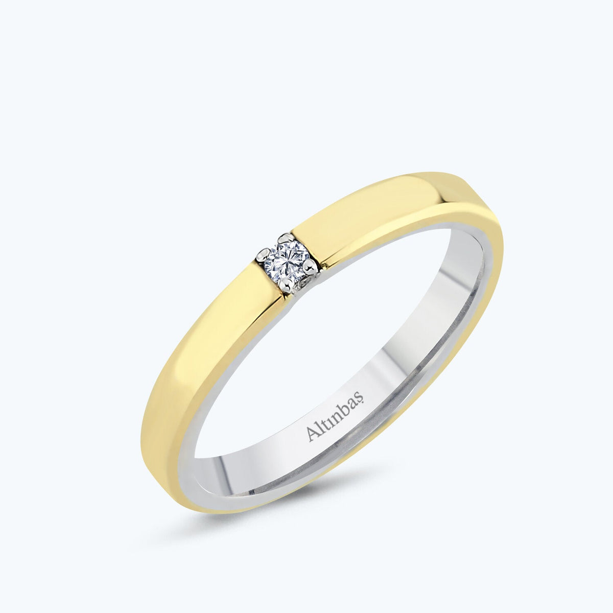 Damen Gold Trauring AL0401-W | Altınbaş