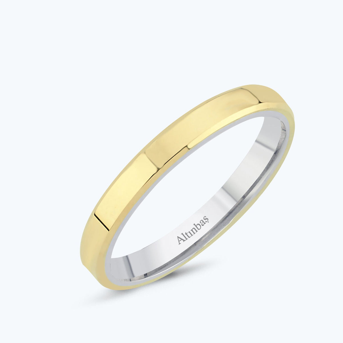 Herren Gold Trauring AL0401-M | Altınbaş