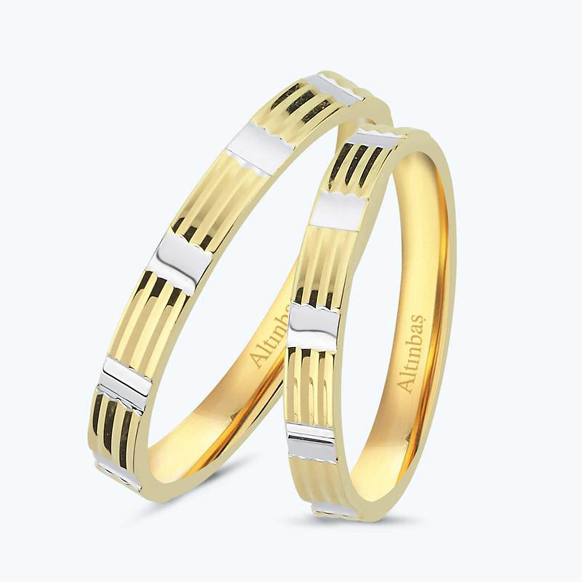 Trauringpaar Gold D049-C | Altınbaş