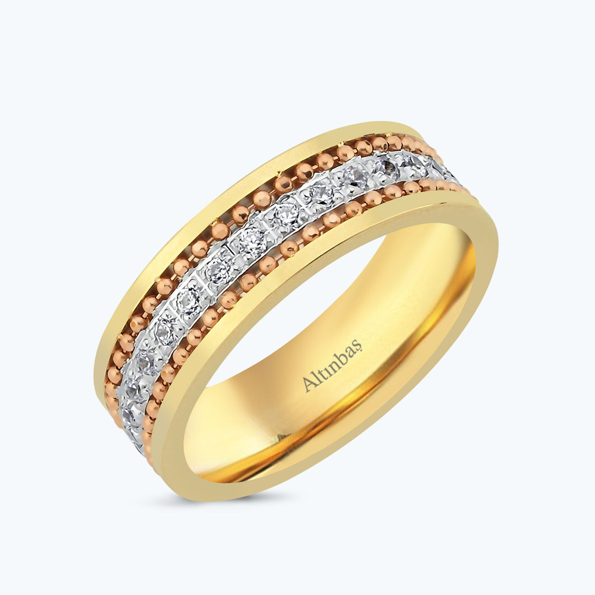 Damen Gold Trauring E0896-W | Altınbaş